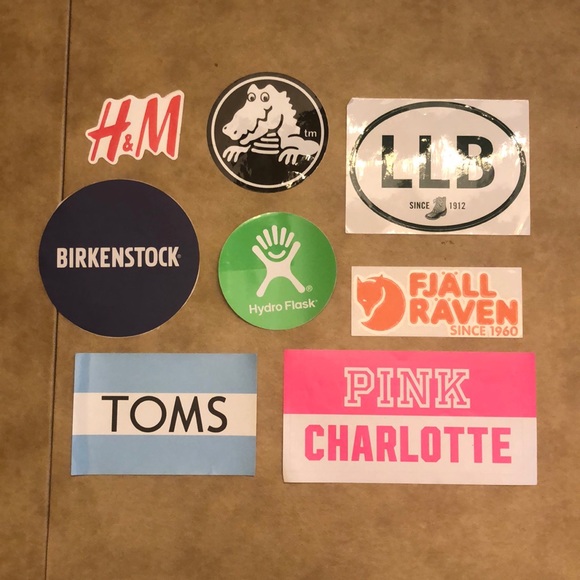 Accessories | Brand Name Stickers | Poshmark